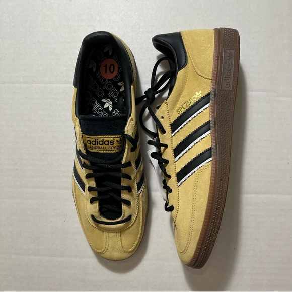 adidas | Shoes | Adidas Handball Spezial Sz Low Suede Oat Tan Black New ...